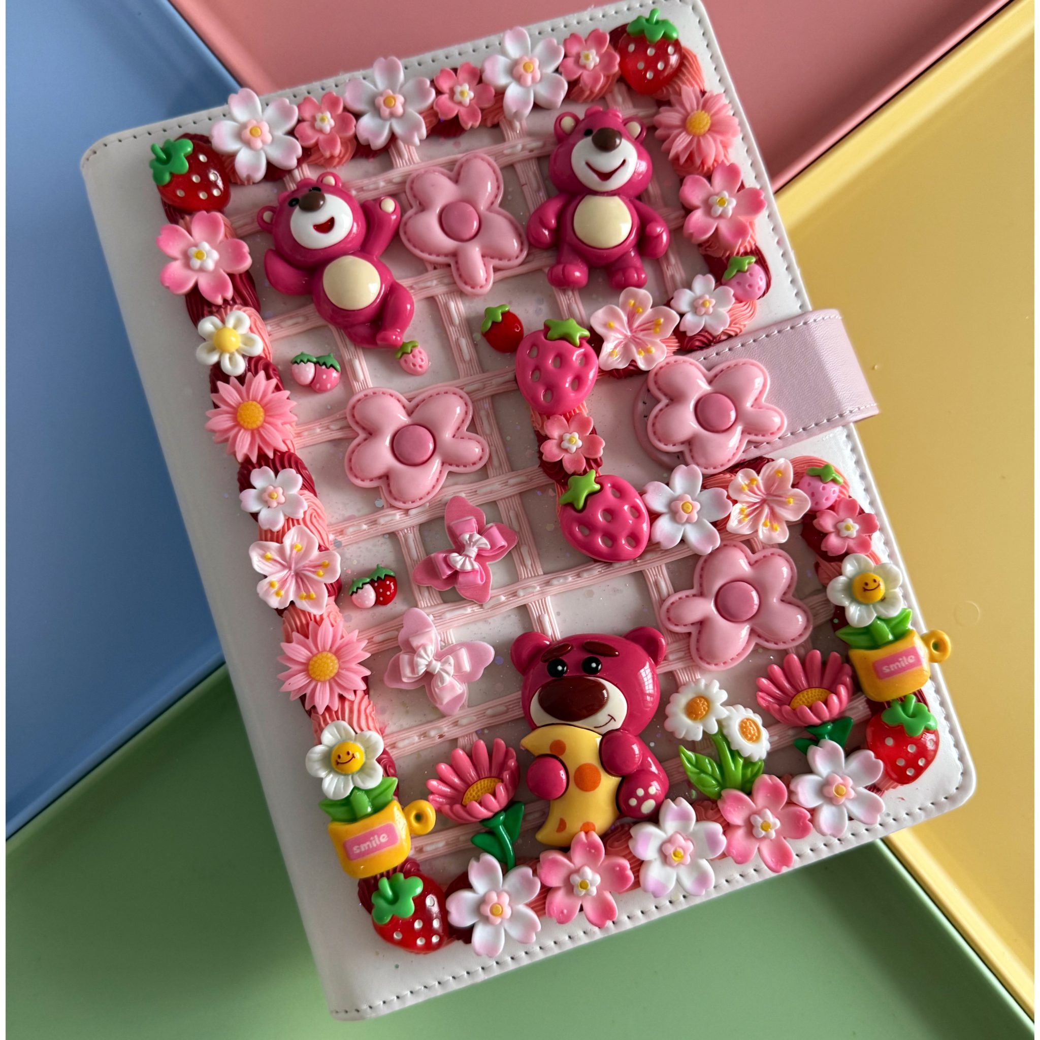 DIY Notebook Custom Made Cream Glue Notebook in Live – Accesscharming